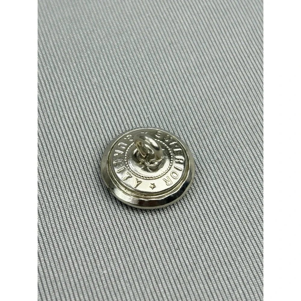 Art | Vintage Silver Tone Metal Police Uniform Buttons Set Of 2 | Poshmark